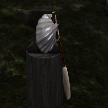 Second Life Marketplace - Kentavros Goods: Scallop Shell Axe-Fancy (Boxed)