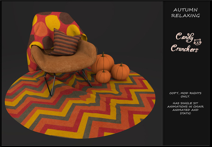 Second Life Marketplace Candy Crunchers Autumn Relaxing