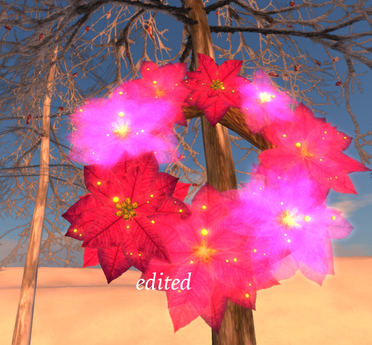 Second Life Marketplace - FN*Poinsettia Wreath -pink-