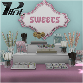 Second Life Marketplace - PILOT - Candy Bar 7 Lollypop [B]