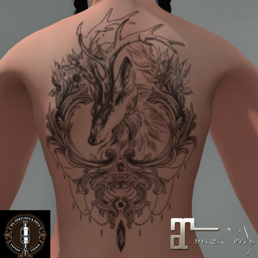 Second Life Marketplace - WL-Deer Back BOM Tattoo