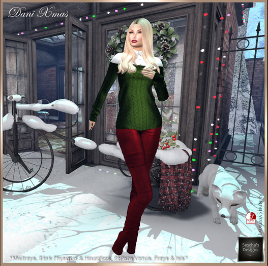 Second Life Marketplace - SAS - Dani Xmas Outfit (Mesh Bodies)