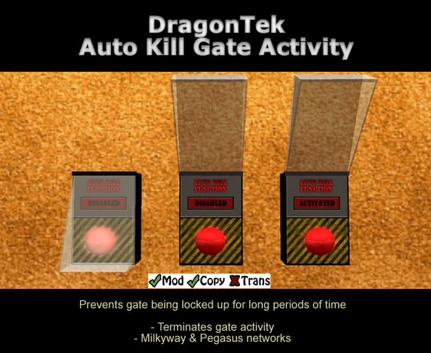 Second Life Marketplace - DragonTek Stargate AutoKill