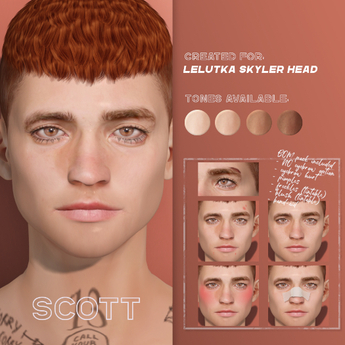 Second Life Marketplace - poema - SCOTT Skin - T.2. - (wear to unpack)1