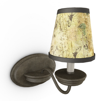 Second Life Marketplace - E C H O :: Provence Shelf & Wall Sconces (BOXED)