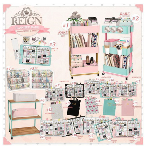 Second Life Marketplace - REIGN.- PLANNER- SUMMER VIBES (DECOR)- #20