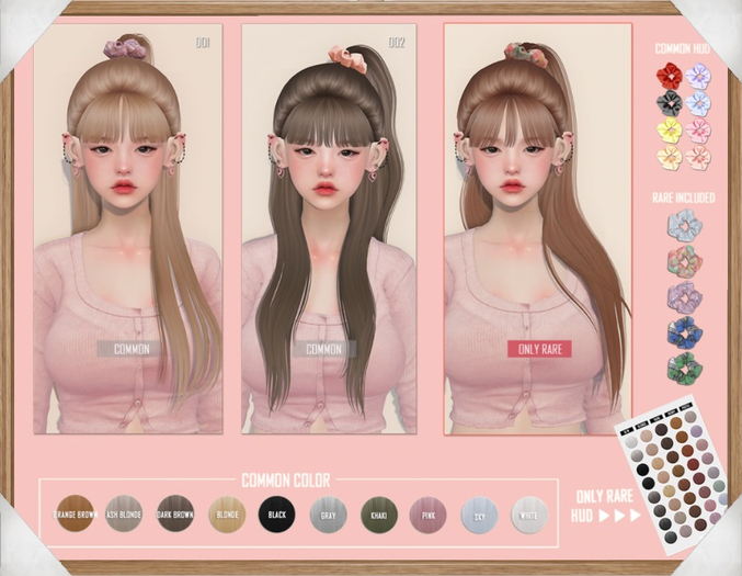 Second Life Marketplace - VCO HAIR - Carol / 002 { Khaki } . BOX