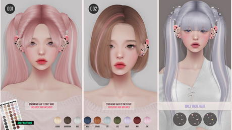 Second Life Marketplace - VCO HAIR - Zhuyin 001 . { Sky }