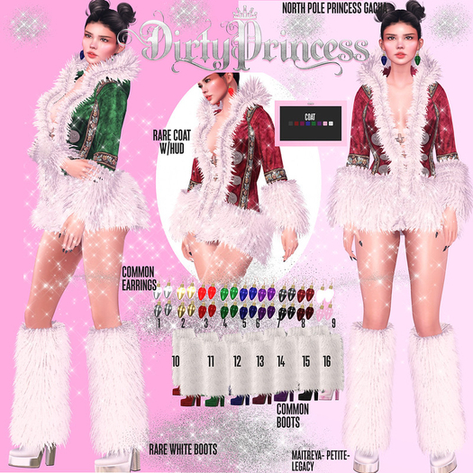 Second Life Marketplace - DIRTY PRINCESS- North Pole Princess LARA COMMON 16
