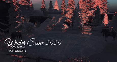 Second Life Marketplace - [SIMPLE] Winter Scene Landscape 2020
