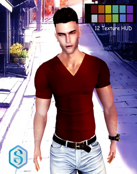 Second Life Marketplace - Brutal Twelve Texture Vee Tee - Gianni