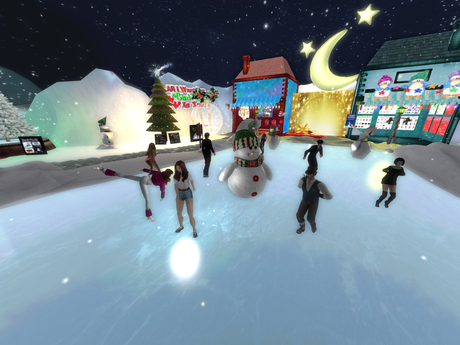 Second Life Marketplace - CHRISTMAS - Snowman Ice skating Professional ...