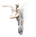 Second Life Marketplace - dust bunny . porcelain deer . ivory