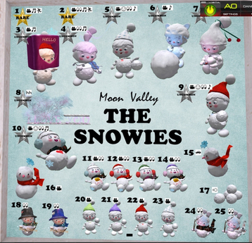 Second Life Marketplace - The Snowies - 17 - Snowball pile/fights [BOXED]
