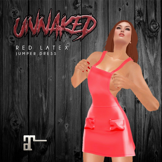 Second Life Marketplace - UNNAKED / JUMPER DRESS / MAITREYA / LATEX RED