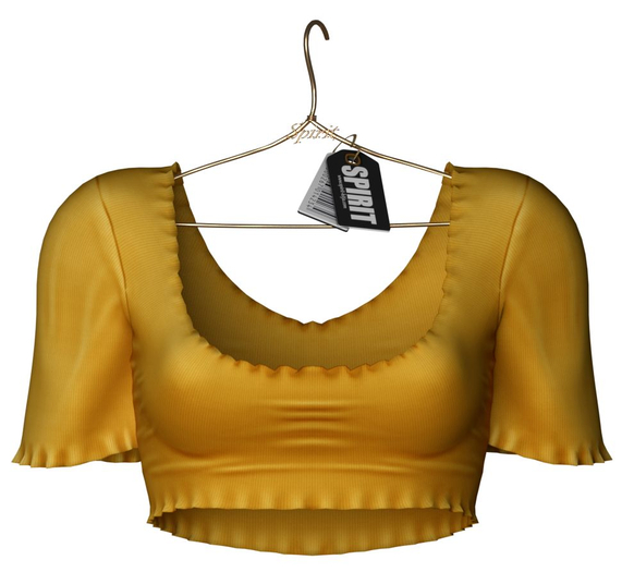 Second Life Marketplace - SPIRIT - Sabina top [YELLOW]