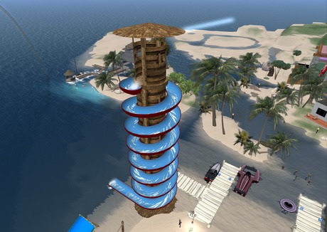 Second Life Marketplace - Water Slide Lighthouse