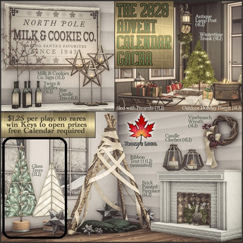 Second Life Marketplace - Trompe Loeil - Brick Painted Fireplace