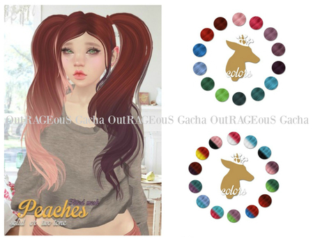 Second Life Marketplace - Doe: Peaches (solid) - Colors