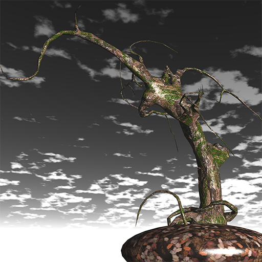 Second Life Marketplace - Dead Tree with Roots (PBR Texture)
