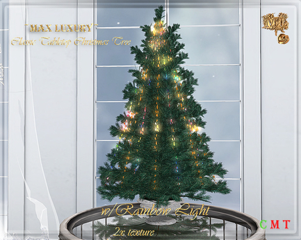 Second Life Marketplace - ~ML~ Classic Tabletop Christmas Tree w ...
