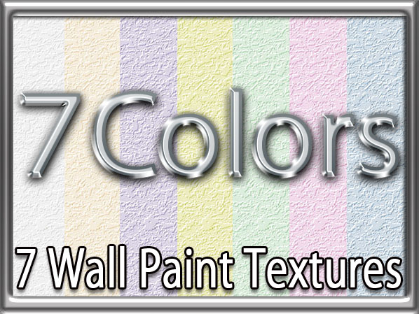 Second Life Marketplace - Zoy Texture [ Wall Paint 02 ] Seamless - 7 Colors