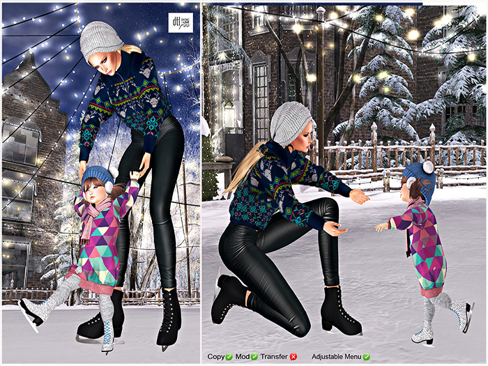 Second Life Marketplace - DTL Family - My first skating lesson