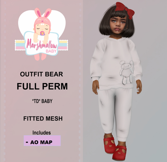 Second Life Marketplace - *MB* Full perm Outfit Bear ( Td fitted) REZZ