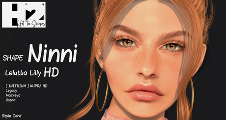 Second Life Marketplace - H2 - Shape Ninni Lelutka Lilly HD