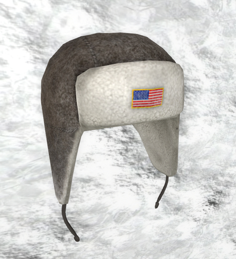 Second Life Marketplace - XSD_frozen Trapper Hat USA ;D