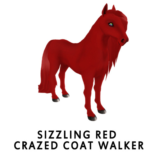 Second Life Marketplace - Amaretto Breedable Bundle Sizzling Red Crazed ...