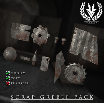 Second Life Marketplace - [Echelon] // Scrap Greeble Pack