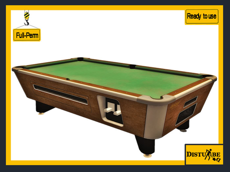 Second Life Marketplace - ::DisturbeD:: Dive Bar Pool Table - FULL PERM ...