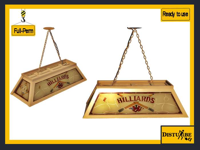 Second Life Marketplace - ::DisturbeD:: Dive Bar Pool Table Light ...