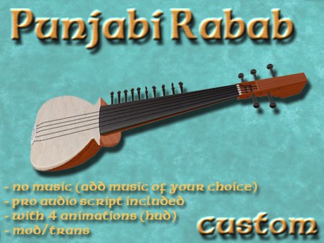 Second Life Marketplace - Punjabi Rabab Custom