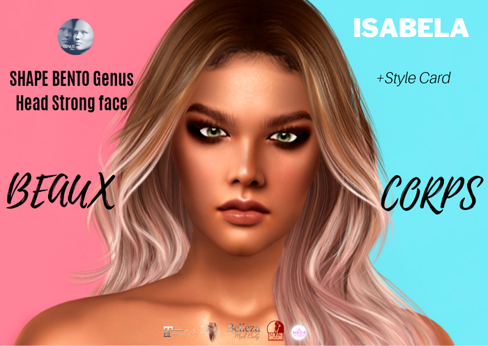 Second Life Marketplace - ::BEAUX CORPS:: FEMALE SHAPE ISABELA Genus ...