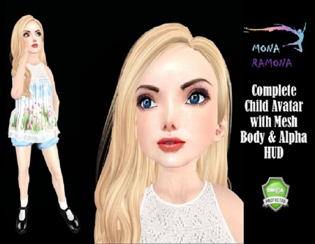 Second Life Marketplace - MONITA CHILD MESH AVI 12