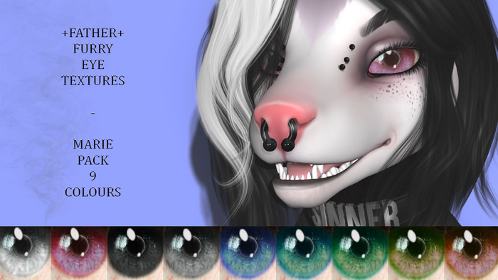 Second Life Marketplace - +FATHER+ Furry Eyes - Marie
