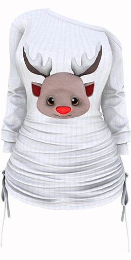 Second Life Marketplace - *CK* Baby rudolph sweater WHITE
