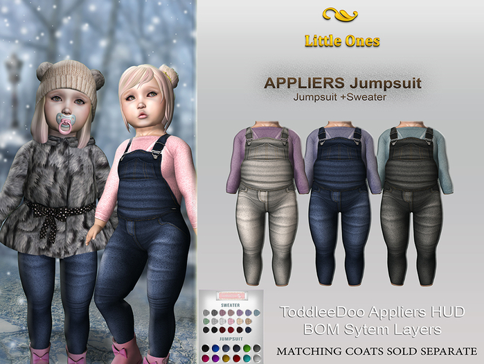 Second Life Marketplace - ~LO~ Jumpsuit&Sweater - TD Applier & BOM
