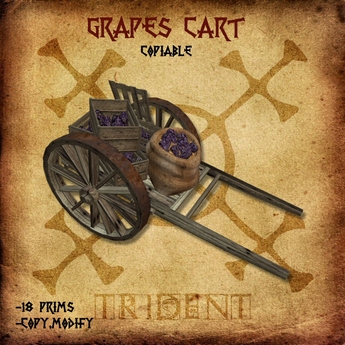 Second Life Marketplace - Grapes Cart