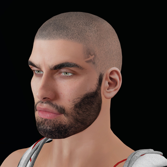 Second Life Marketplace - !O.S! Beard Rowan BOM/Omega/AK/ Lelutka/Catwa