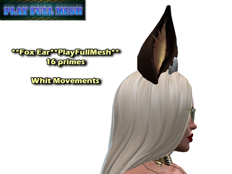 Second Life Marketplace - **Fox Ear**PlayFullMesh**