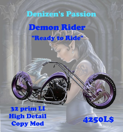 Second Life Marketplace - Demon Rider Bike