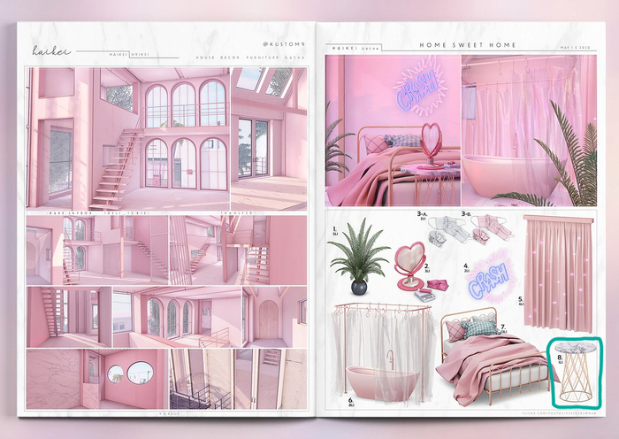 Second Life Marketplace - :HAIKEI: Home Sweet Home / GACHA / 8