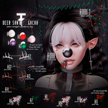 Second Life Marketplace - - TRIGGERED - Deer Santa: .. #9