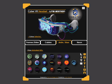 Second Life Marketplace - Cyber VR Headset - Lite Edition - [Chris Two ...