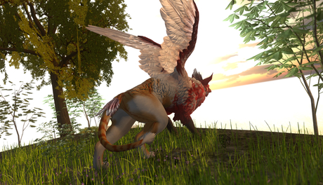 Second Life Marketplace - BRDMRT Griffin - Piebald Cardinal x Piebald Tiger