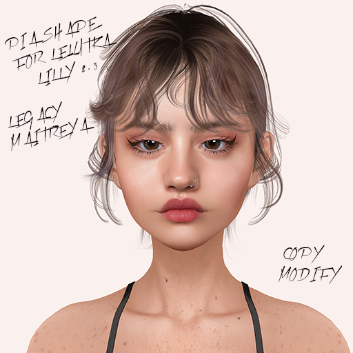 Second Life Marketplace - PIA Shape for LeLUTKA Lilly Head 2.5 & Legacy ...