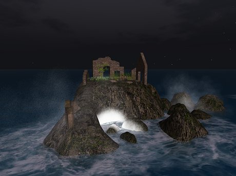 Second Life Marketplace - [TUFF] Ruins Mountain Offsim - Small